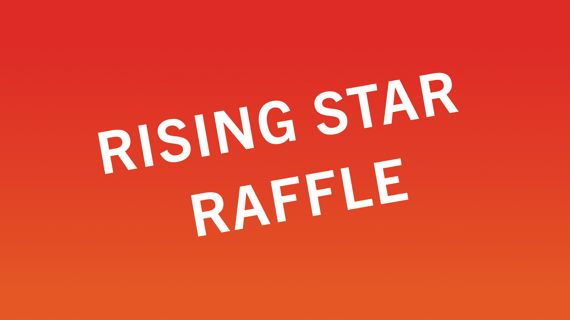 RISING STAR RAFFLE - Off Square Theatre Company